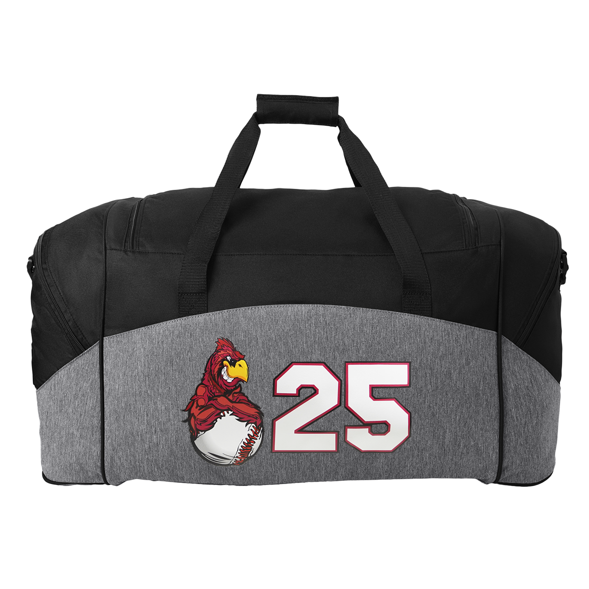 Custom Decorated Colorblock Sport Duffel - Sportdecals