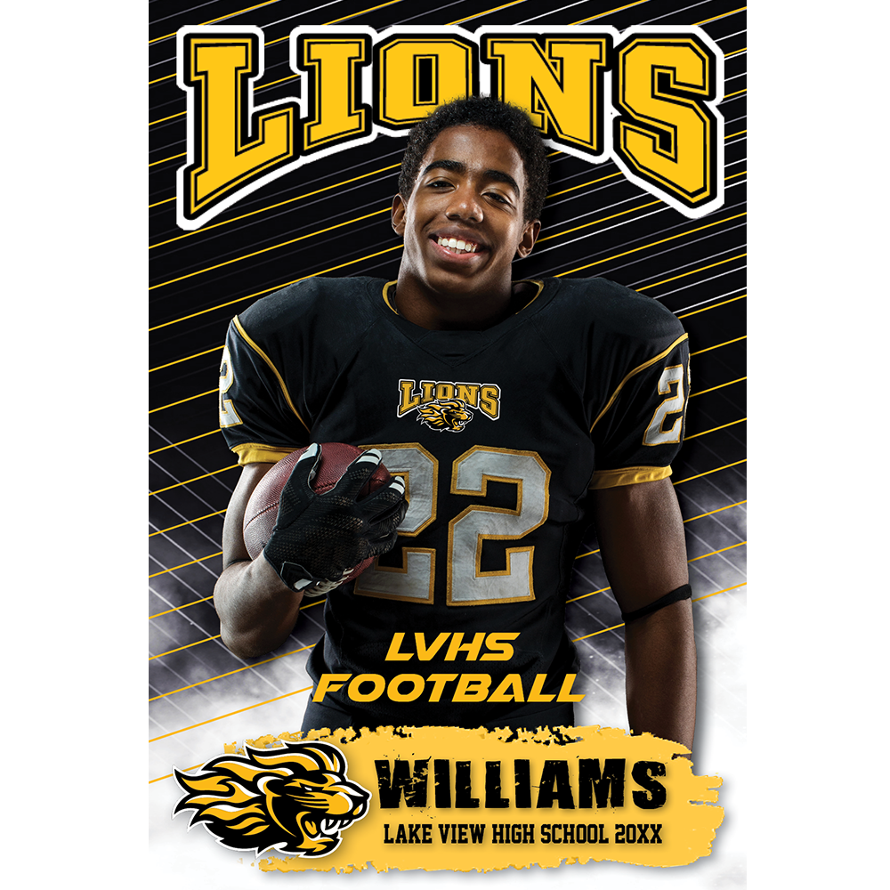 Senior Sports Banners Custom Designs | Sportdecals