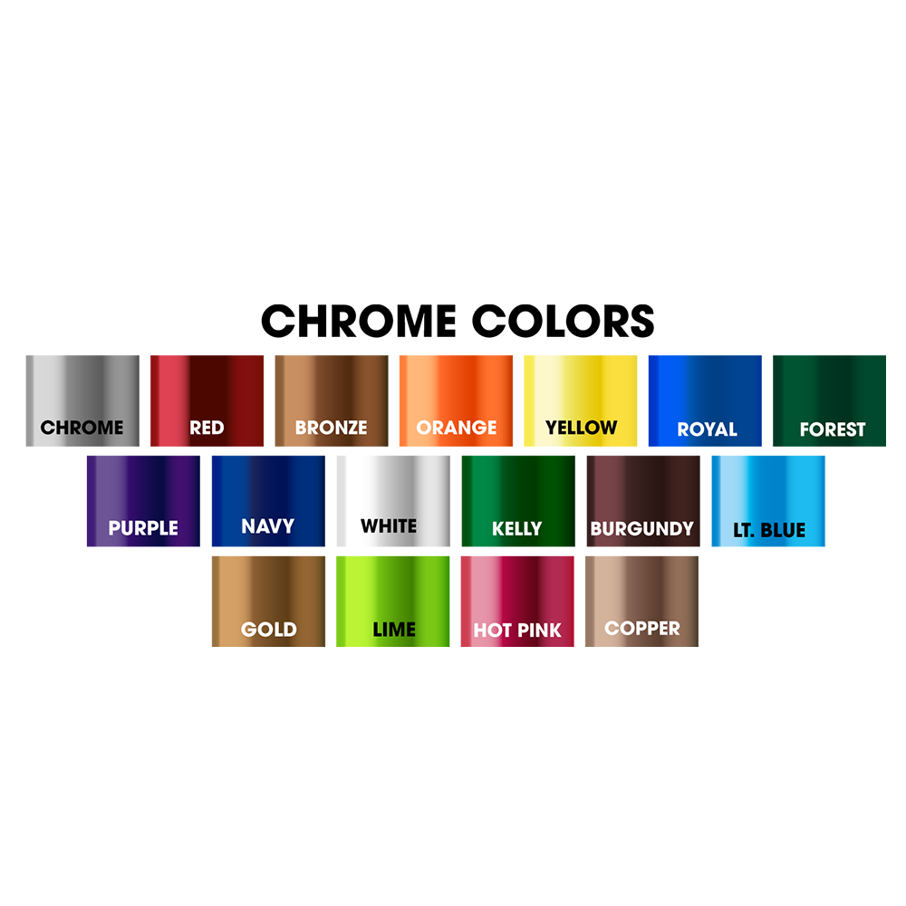 Chrome Extreme Oversized Helmet Decals - Sportdecals