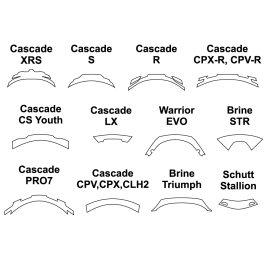 Lacrosse Back Panel Decals - Sportdecals