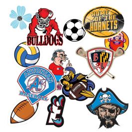 Spirit Stickers & Fan Decals - Sportdecals