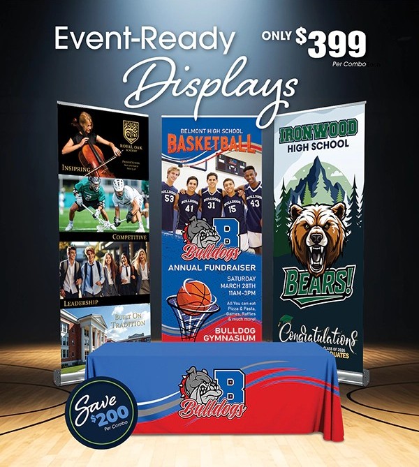 Event-Ready Display Combo | Sportdecals