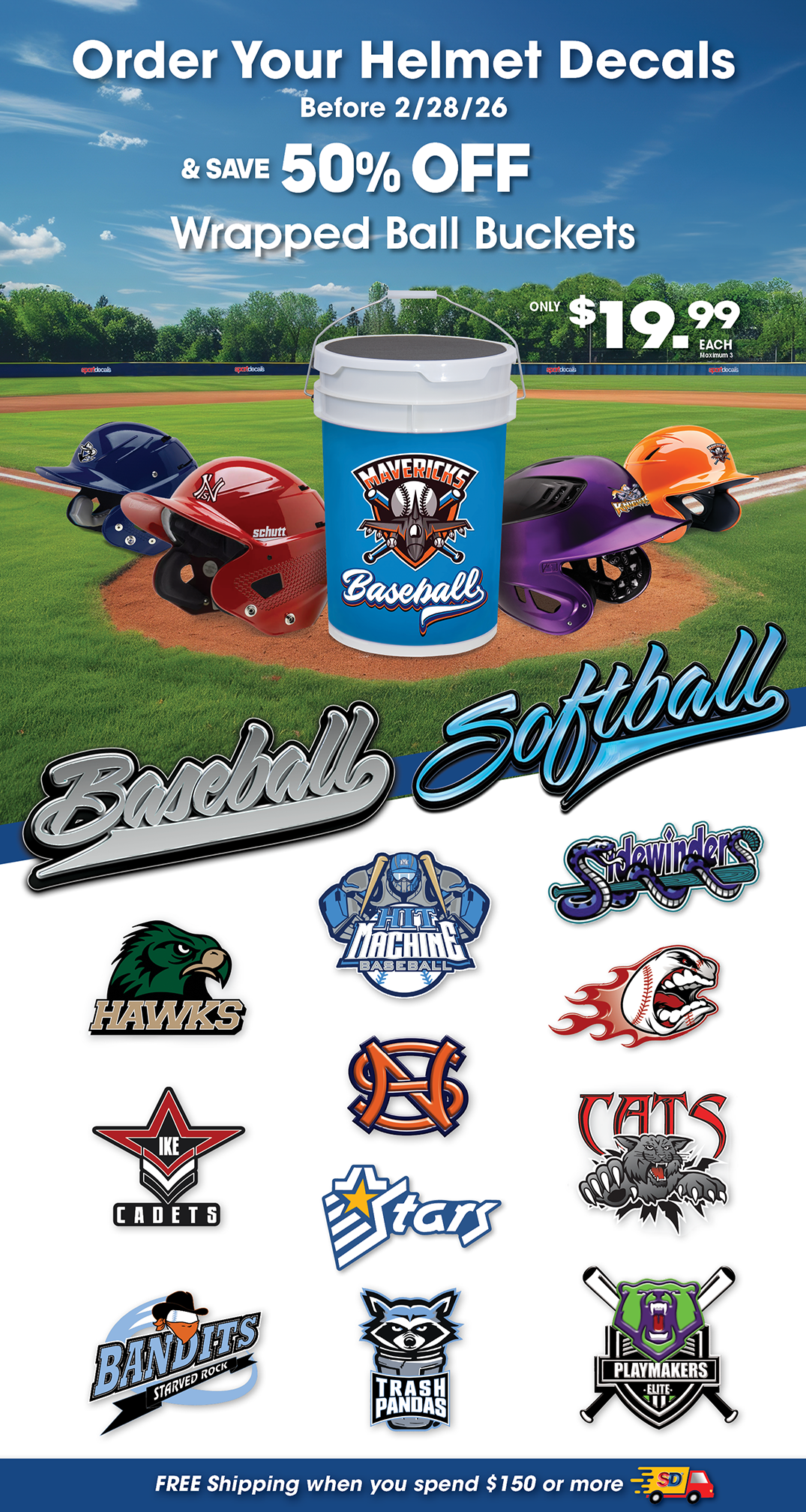 Special Offer | Save Big on Team Decals | Sportdecals