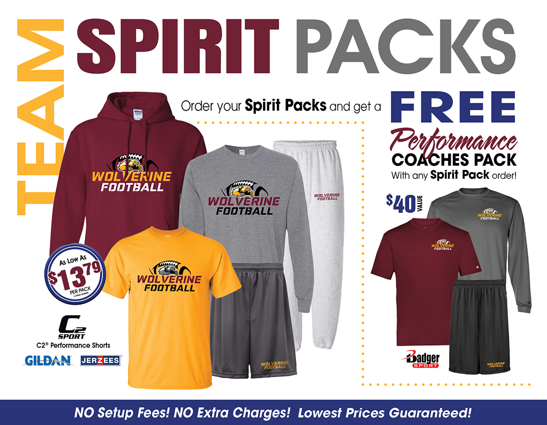 Order Your Spirit Packs and Get a Free Coaches Performance Pack ...