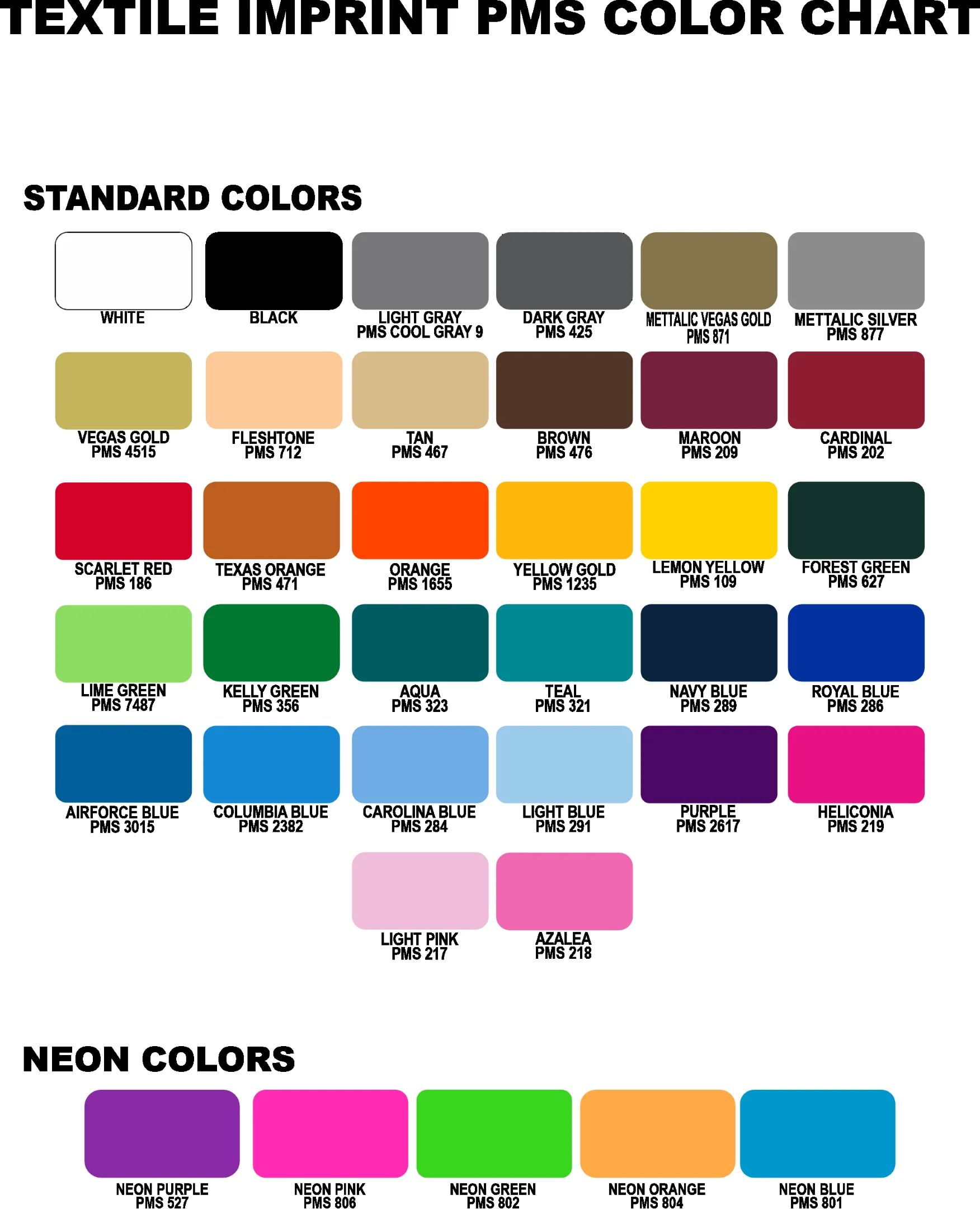 Color Chart